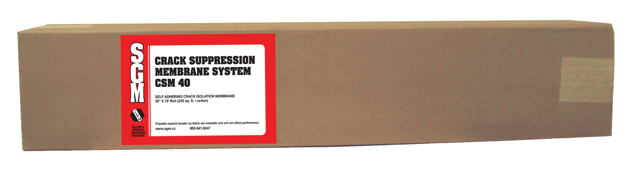 SGM (CSM 40) Crack Suppression Membrane System – NOVUS TRADING