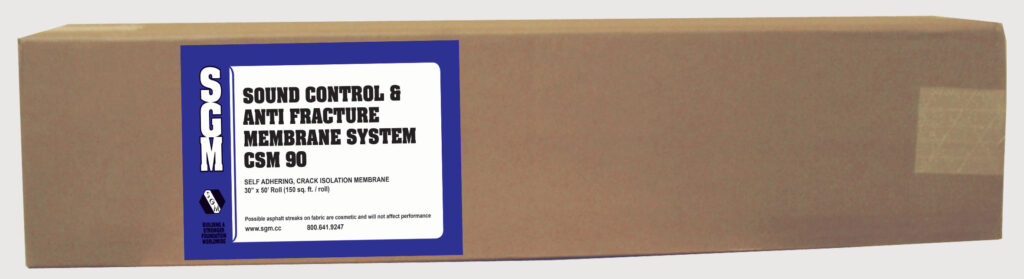 SGM (CSM 90) Sound Control and Anti-Fracture Membrane System – NOVUS ...