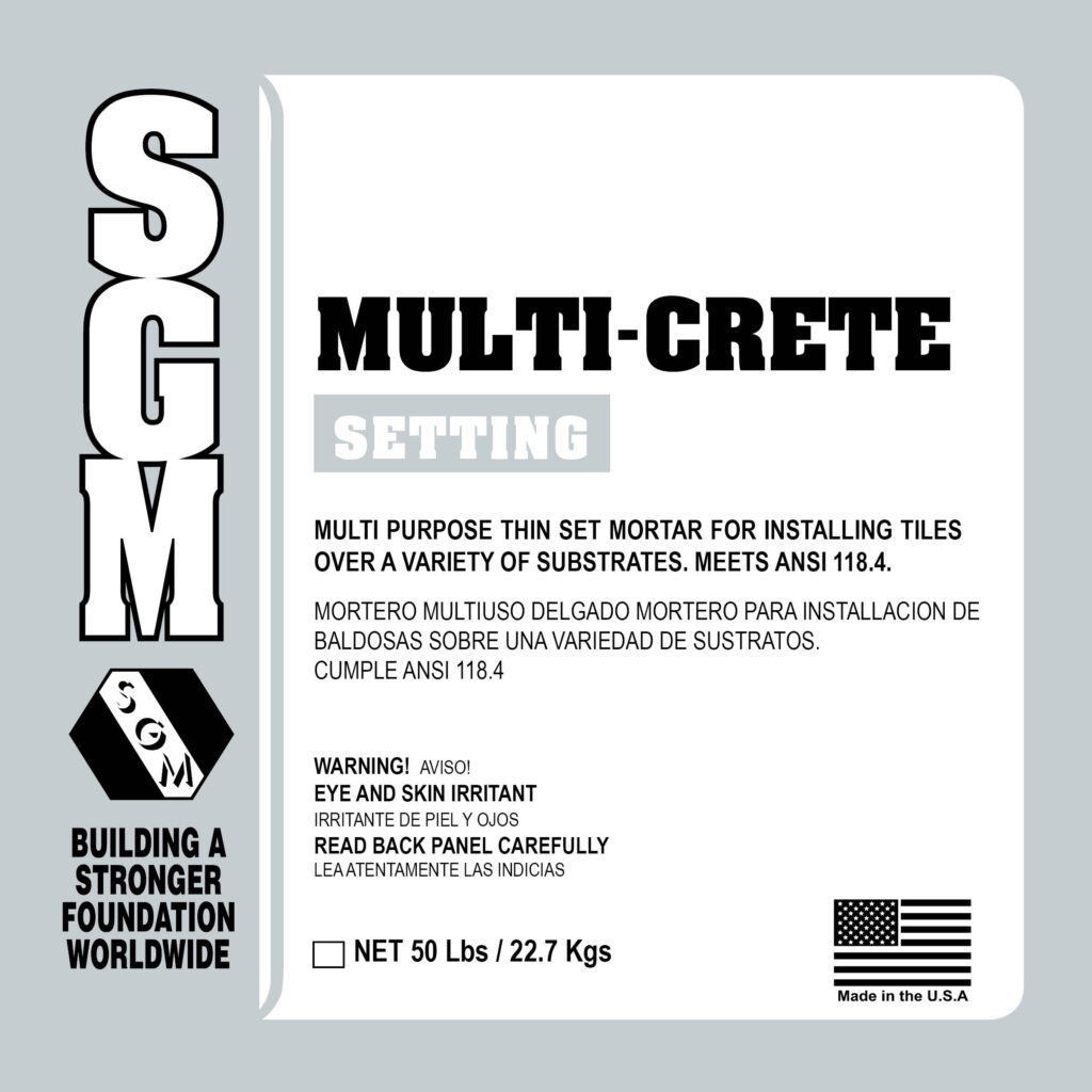 GMT Multi-Crete All-Purpose Thin-Set Mortar – NOVUS TRADING